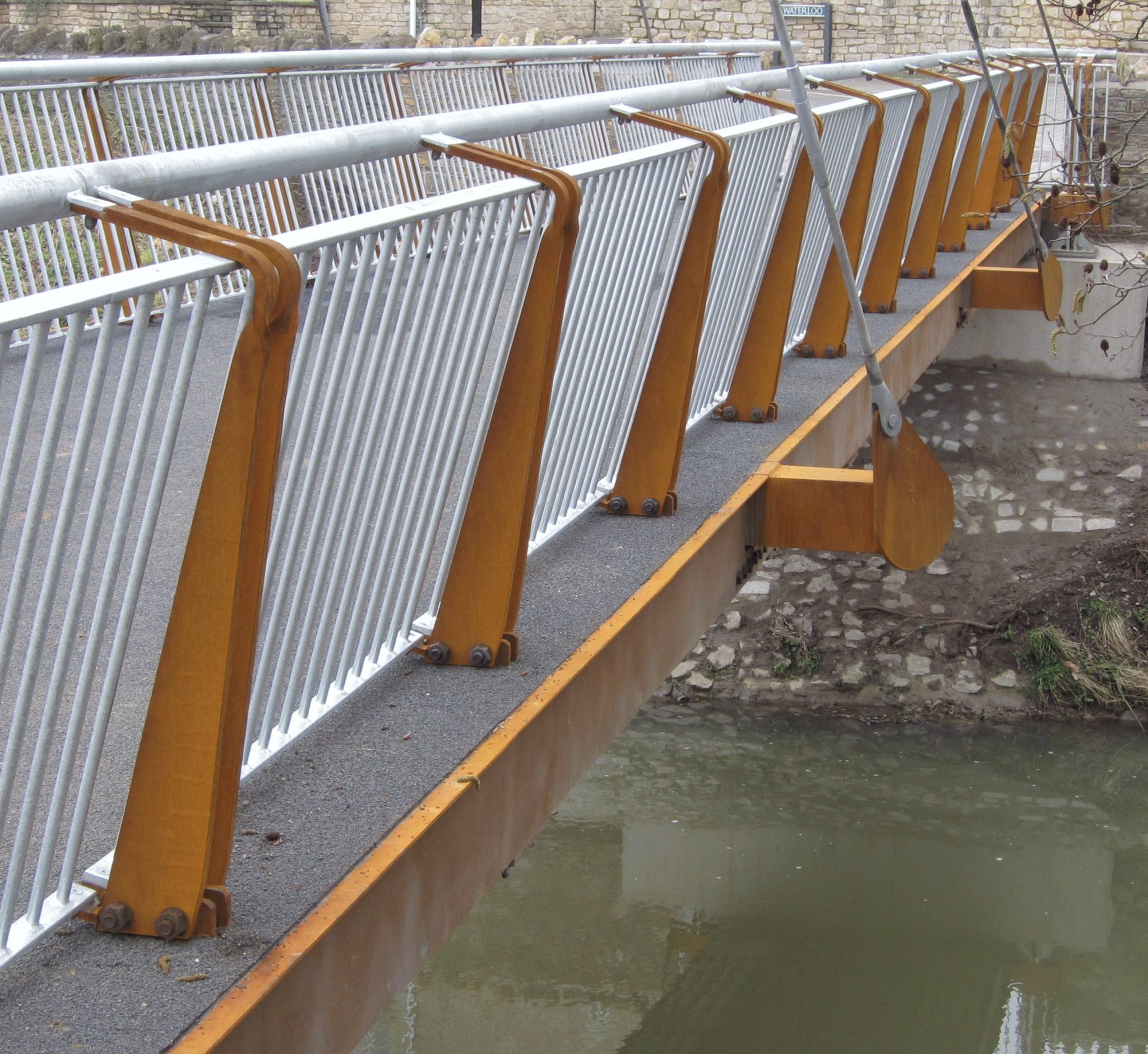 Jenson Button Memorial Bridge - Corten A - Westbury Park Engineering